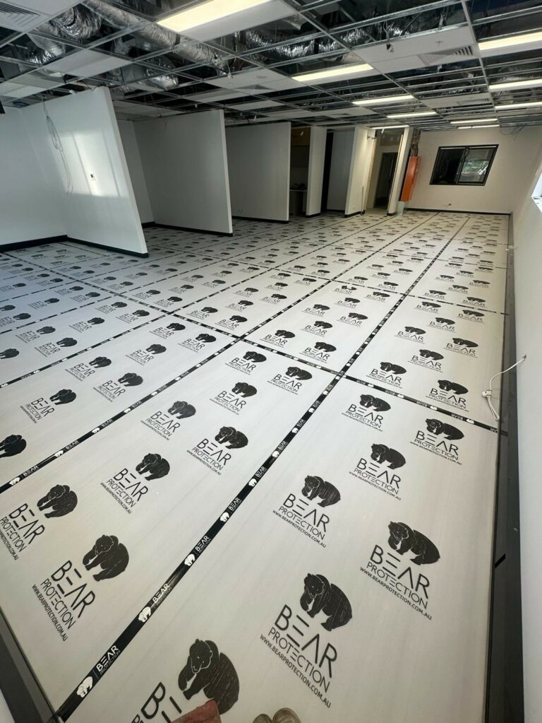 Temporary Floor Protection | Corflute | Bear Protection